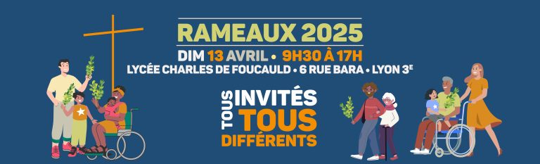 Rameaux 2025 – Tous invités, tous différents - Diocèse de Lyon